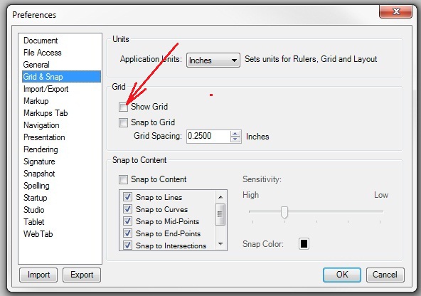 How To Remove The Grid From View In Bluebeam PDF Revu EVstudio 