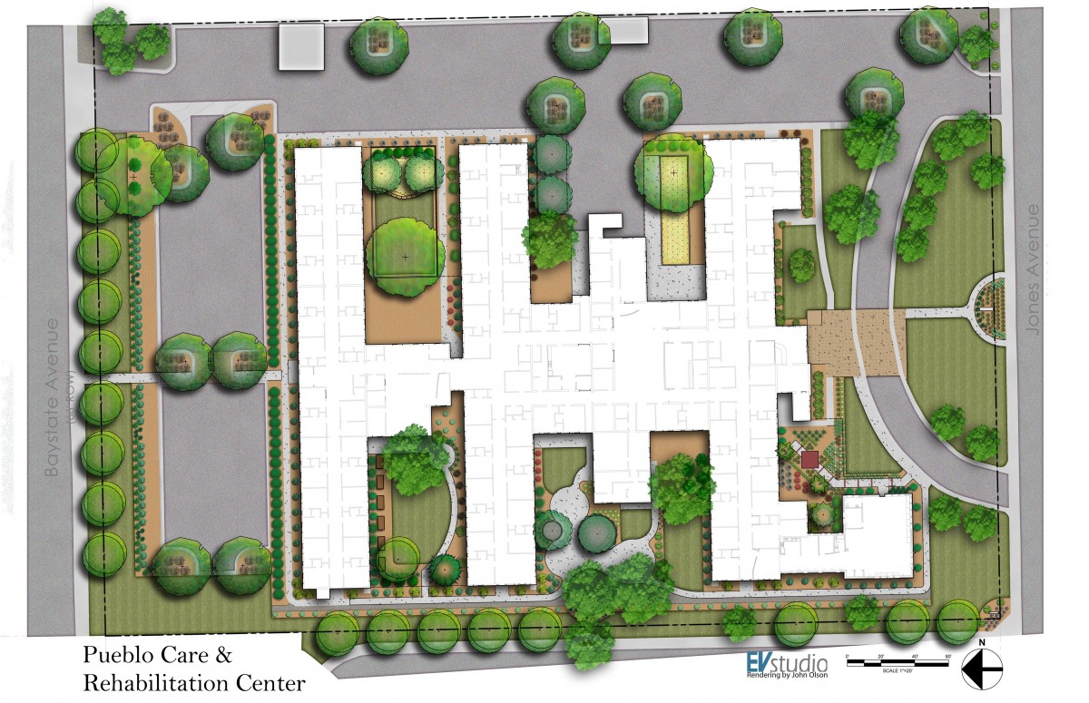 Landscape Plan Rendering In Photoshop