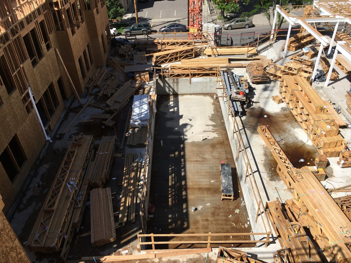 Construction Observation Photos of CentricLoHi Project - EVstudio