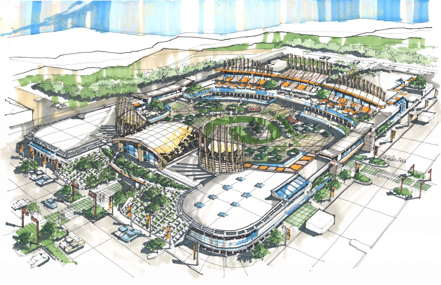 Project Spotlight: Entertaining District Master Plan - EVstudio