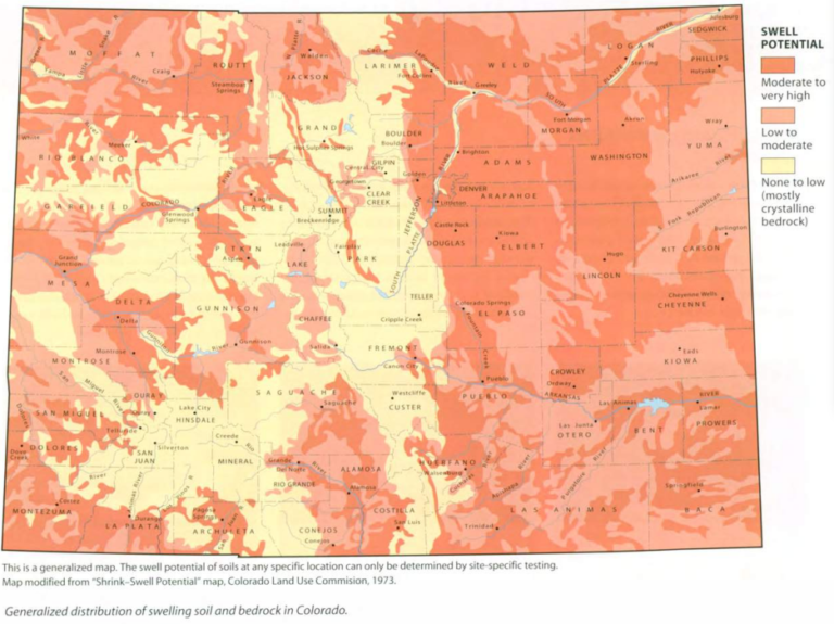 Expansive Soils in Colorado and How Best to Deal with Them - EVstudio