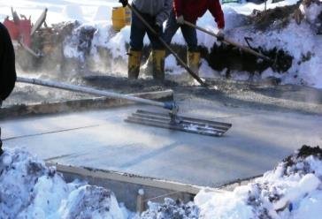 Facts to Consider When Pouring Concrete in Cold Weather - EVstudio