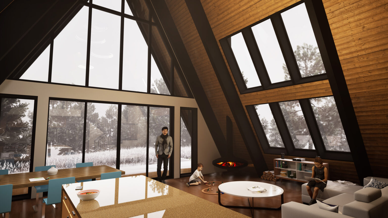 Custom Home Structural Engineering - EVstudio