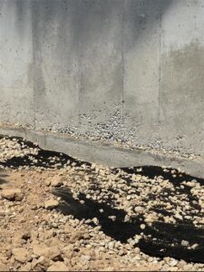 Honeycombing in Concrete Foundations - EVstudio